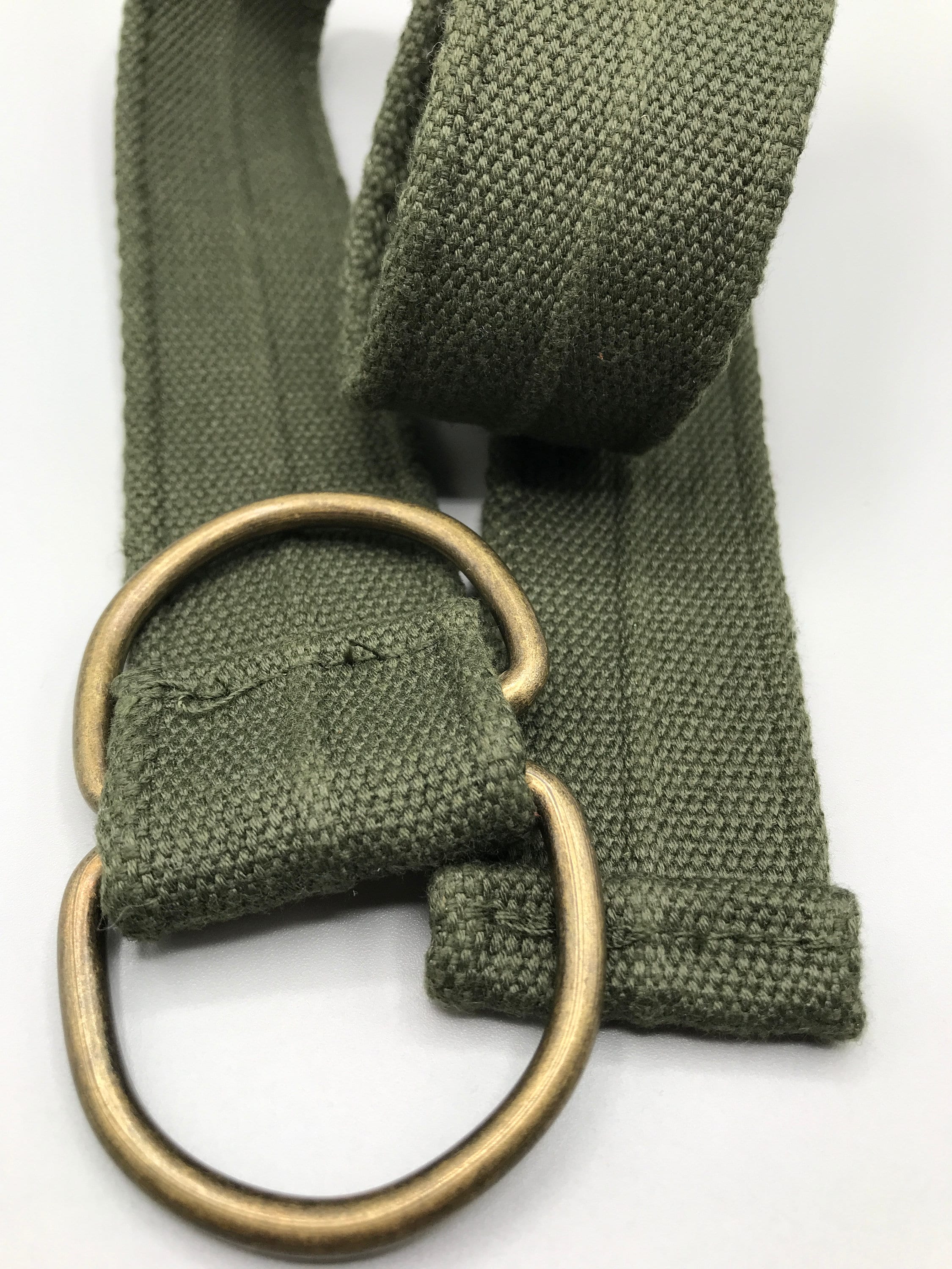 Unisex Canvas Cotton Webbing D- Ring Adjustable Belt - Etsy