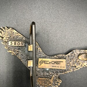 Spec-cast, Denver, Colorado 1981 Vintage Eagle Belt Buckle - USA ...