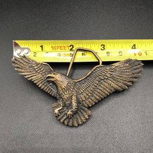 Spec-cast, Denver, Colorado 1981 Vintage Eagle Belt Buckle - USA ...