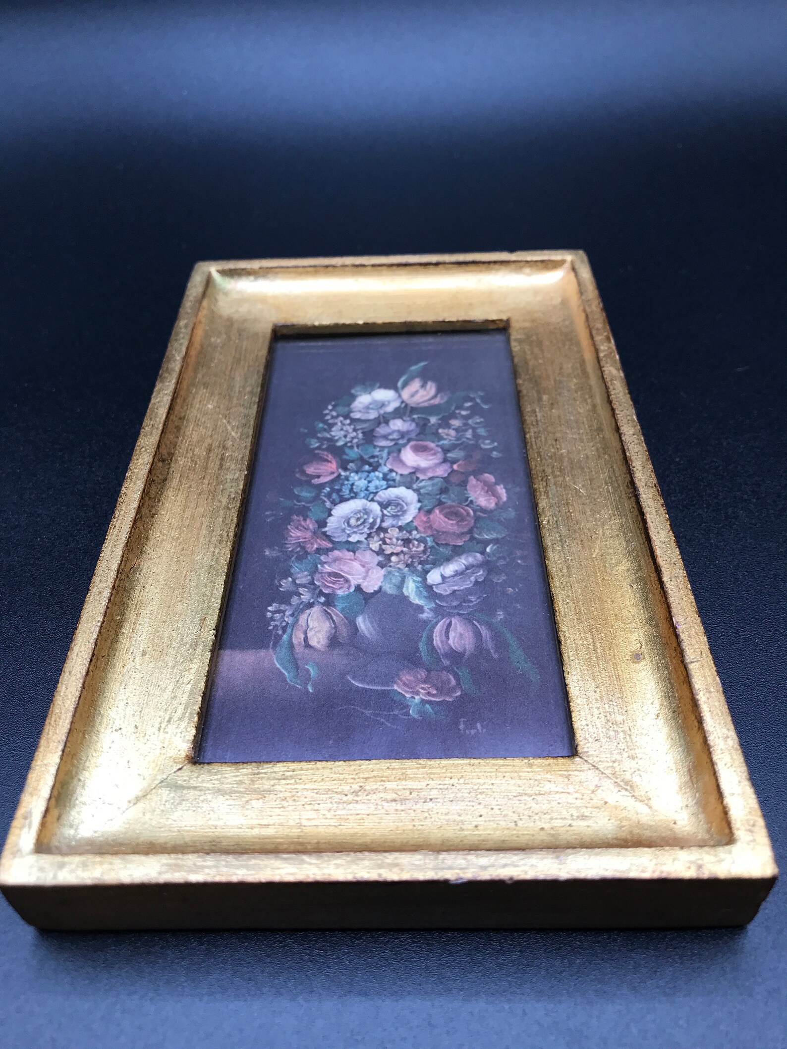 Two Small Vintage Prints, Flemish School Flowers G.B. - Florence Made ...
