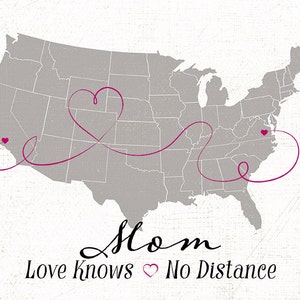 Family or Friend Gift, Long Distance Relationship, Long Distance Family ...