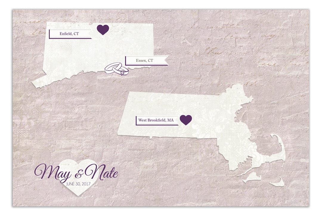 Wedding Guest Map, Guestbook Alternative, Wedding Centerpiece, Wedding ...