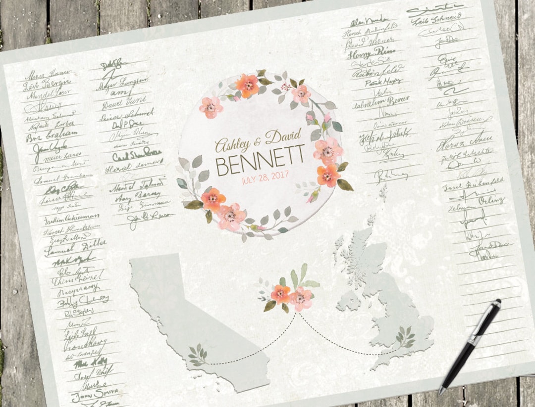 Boho Wedding, Guest Sign, Guest Book Alternative, Wedding Guest Book ...