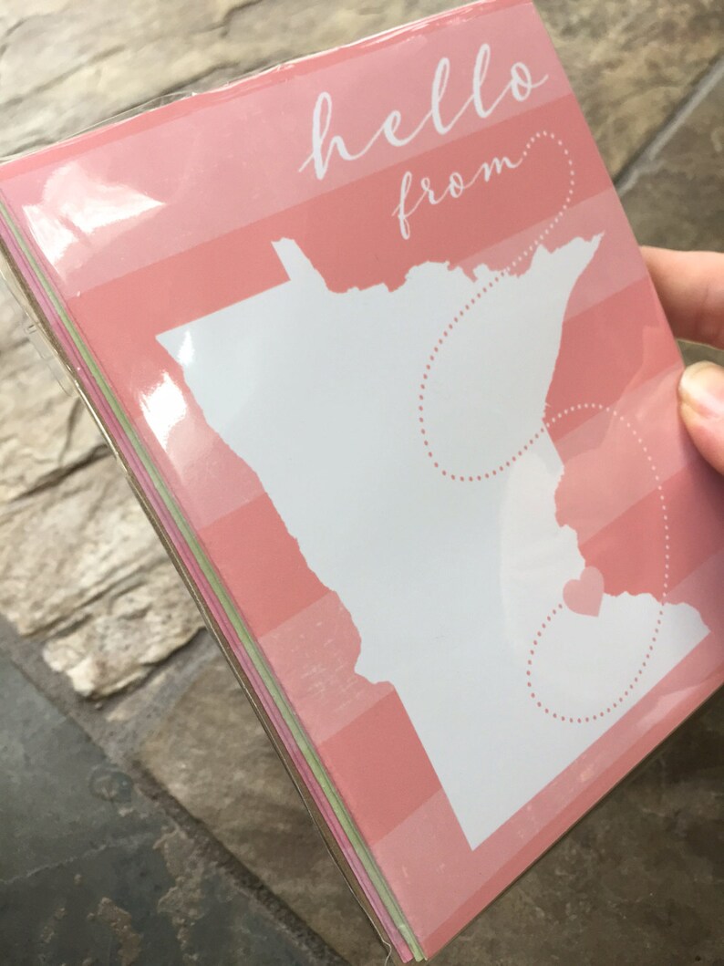 Custom State or Country Note Cards or Greeting Cards Travel - Etsy