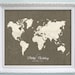 Custom World Map Custom Map Gift Personalized Map Wedding - Etsy