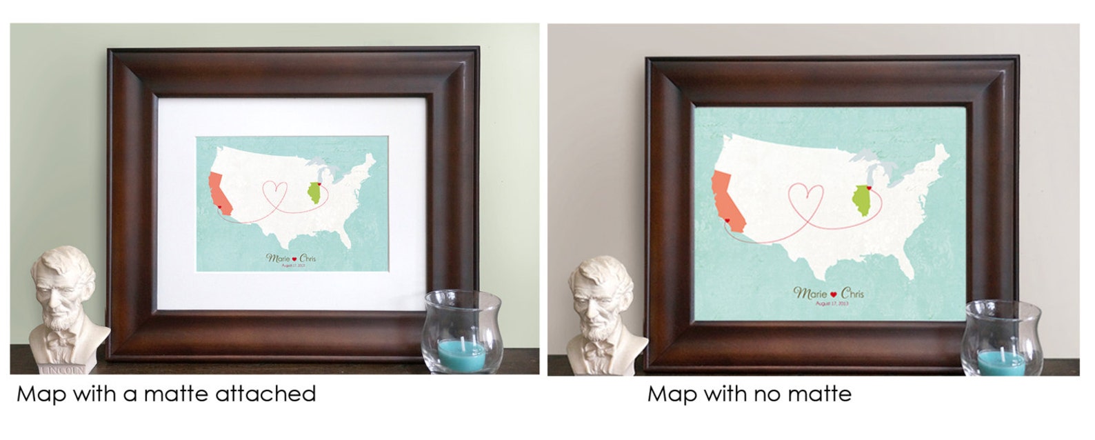 Add Extra White Paper on My Map | Etsy