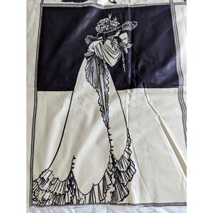 Vtg Art Nouveau Women Aubrey Beardsley 6 Fabric Art Print Panels Bloomcraft - Etsy