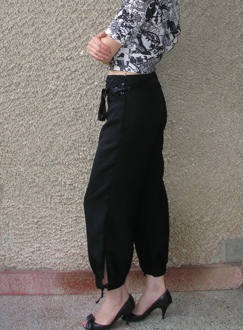 Vintage Formal Lace Waistline Capris Size S-M - Etsy