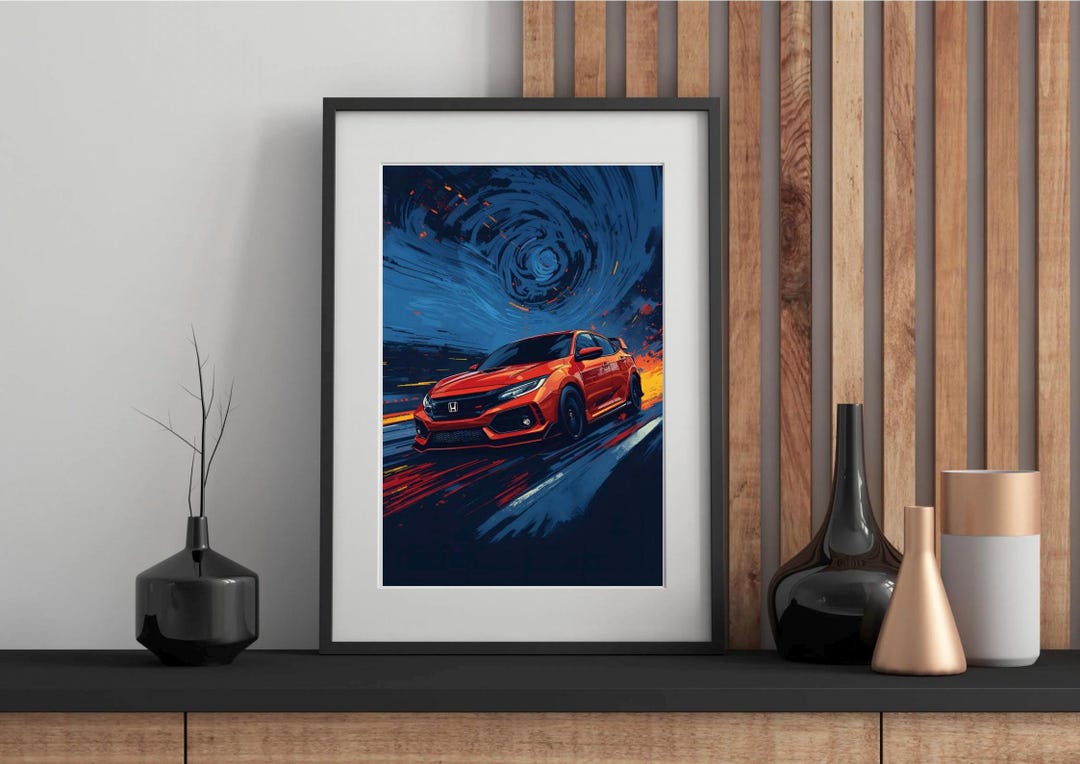 Honda Civic Type R Car Poster - Etsy