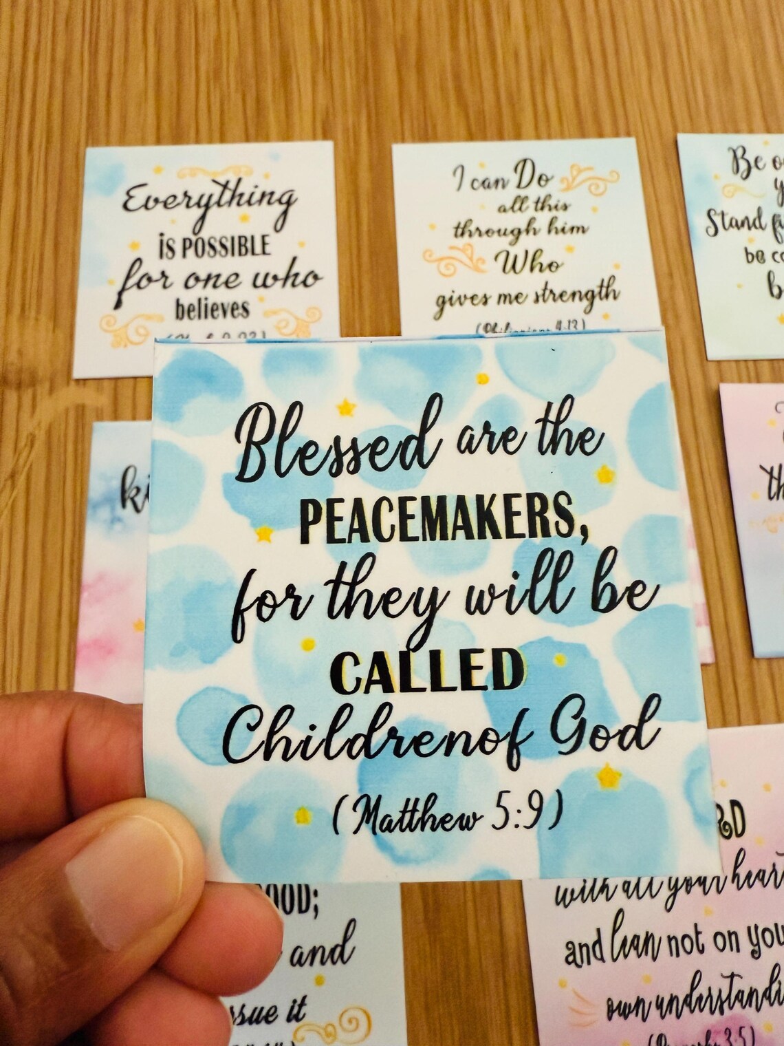 12pcs Christian Bible Verse Magnets Inspirational Refrigerator ...