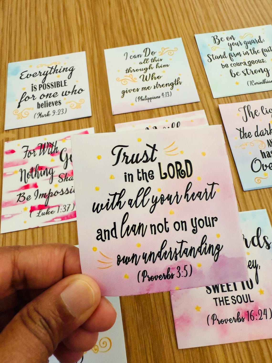 12pcs Christian Bible Verse Magnets Inspirational Refrigerator ...