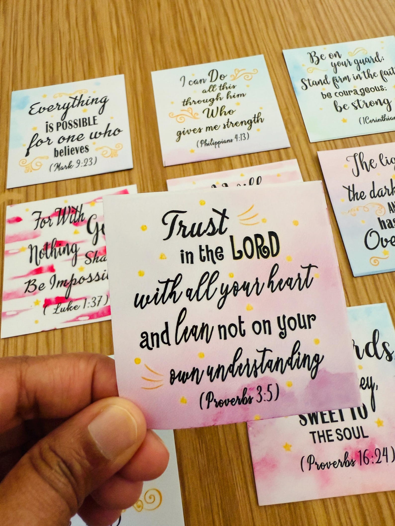 12pcs Christian Bible Verse Magnets Inspirational Refrigerator ...