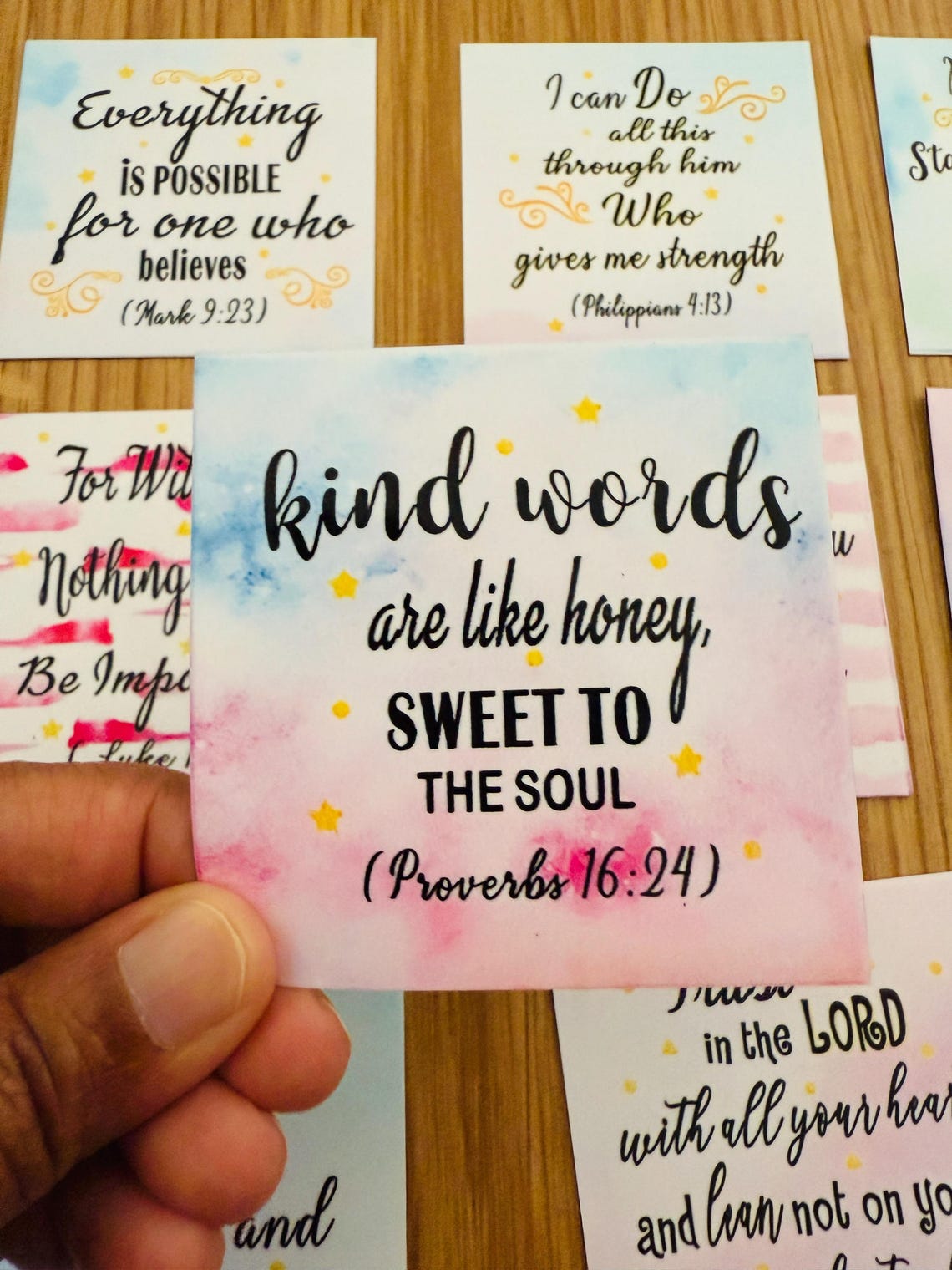 12pcs Christian Bible Verse Magnets Inspirational Refrigerator ...