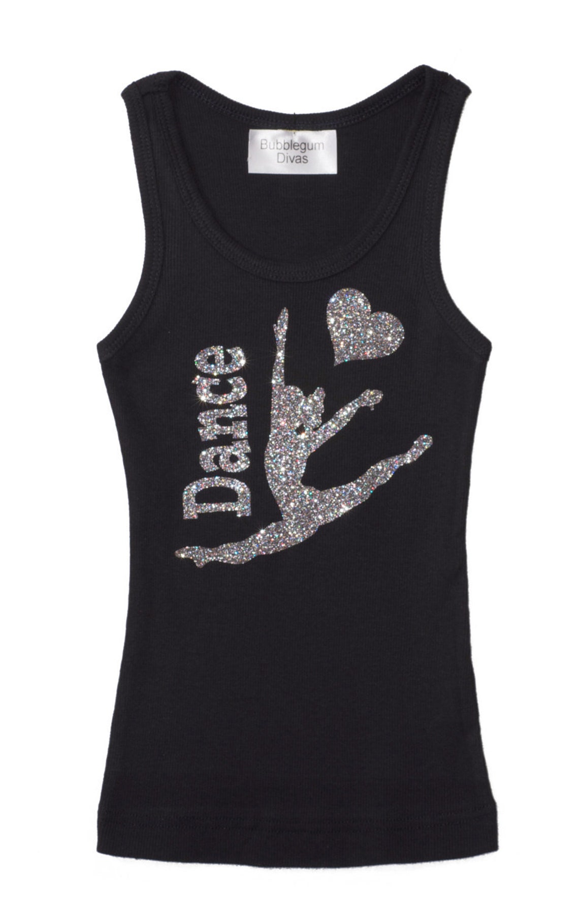 Girls Dance Clothes Dance T Shirts Dancer Silver Glitter | Etsy