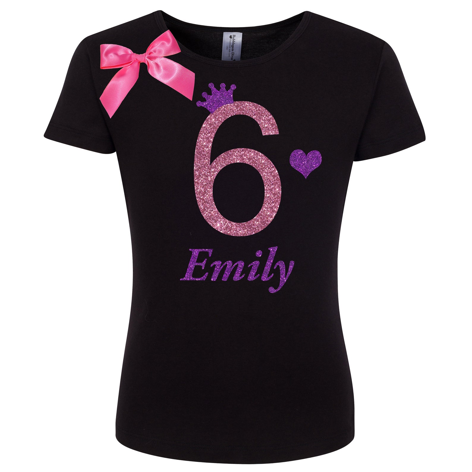 6th Birthday Shirt Girl 6 Year Old Birthday Girl Shirt Sixth - Etsy