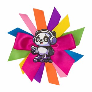 Panda Bear Roller Skating Pandas 7th Birthday Outfit Rainbow Tutu Skirt ...