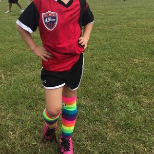 Girls Soccer Socks Pink Knee High Socks Personalized Soccer Ball Soccer ...