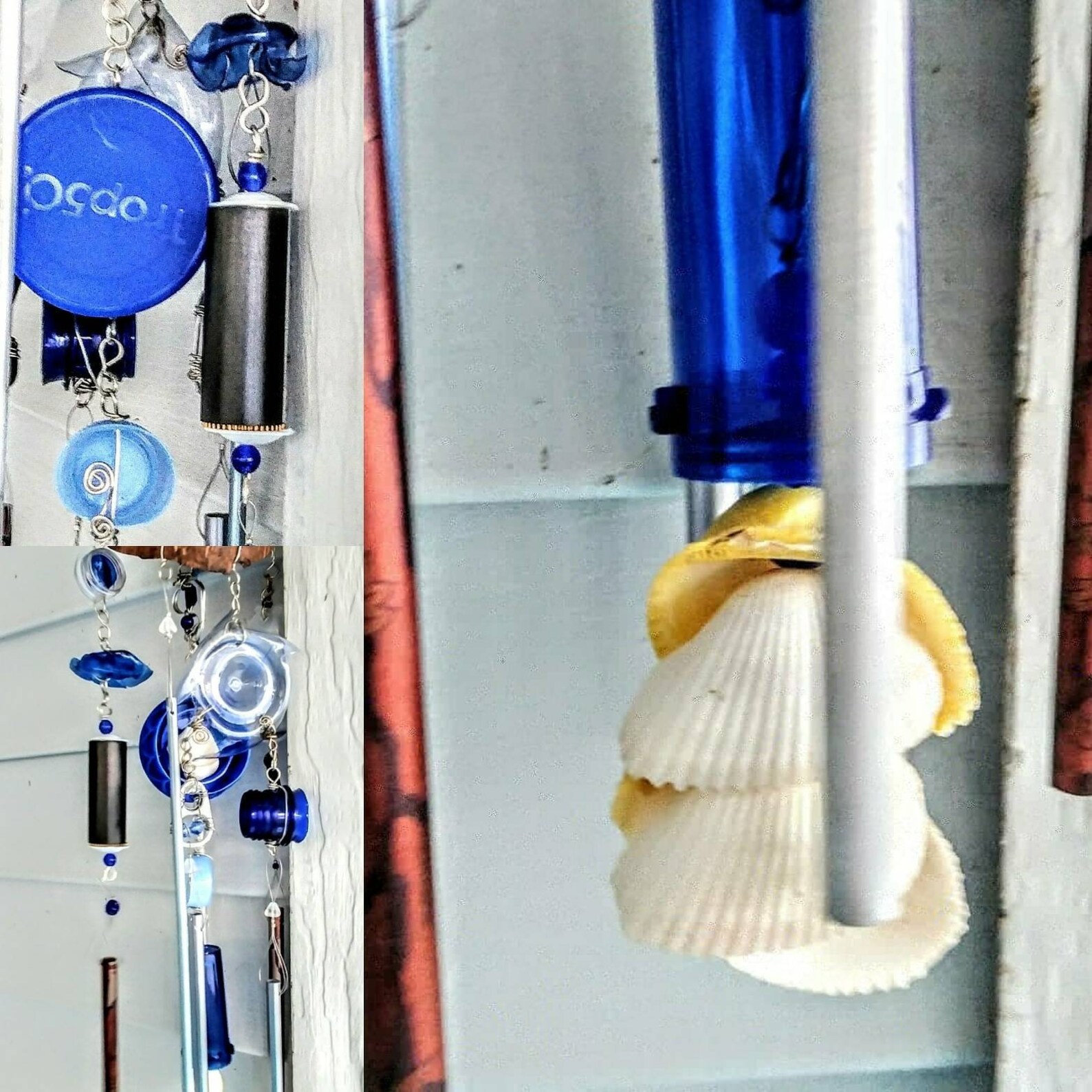Wind Chime, Shore Finds Wind Chime, Upcycled Repurposed, Eco Friendly ...