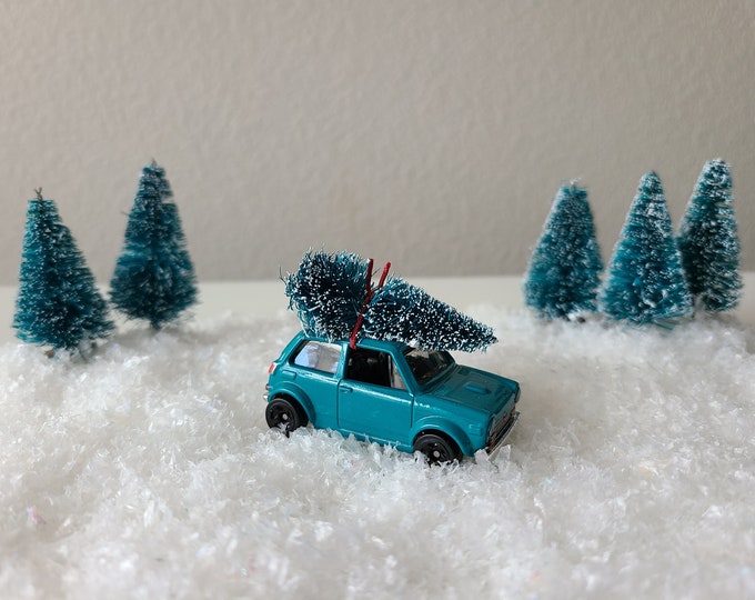 Collectible Hotwheels Vintage Custom Honda Bottlebrush Tree Christmas ...