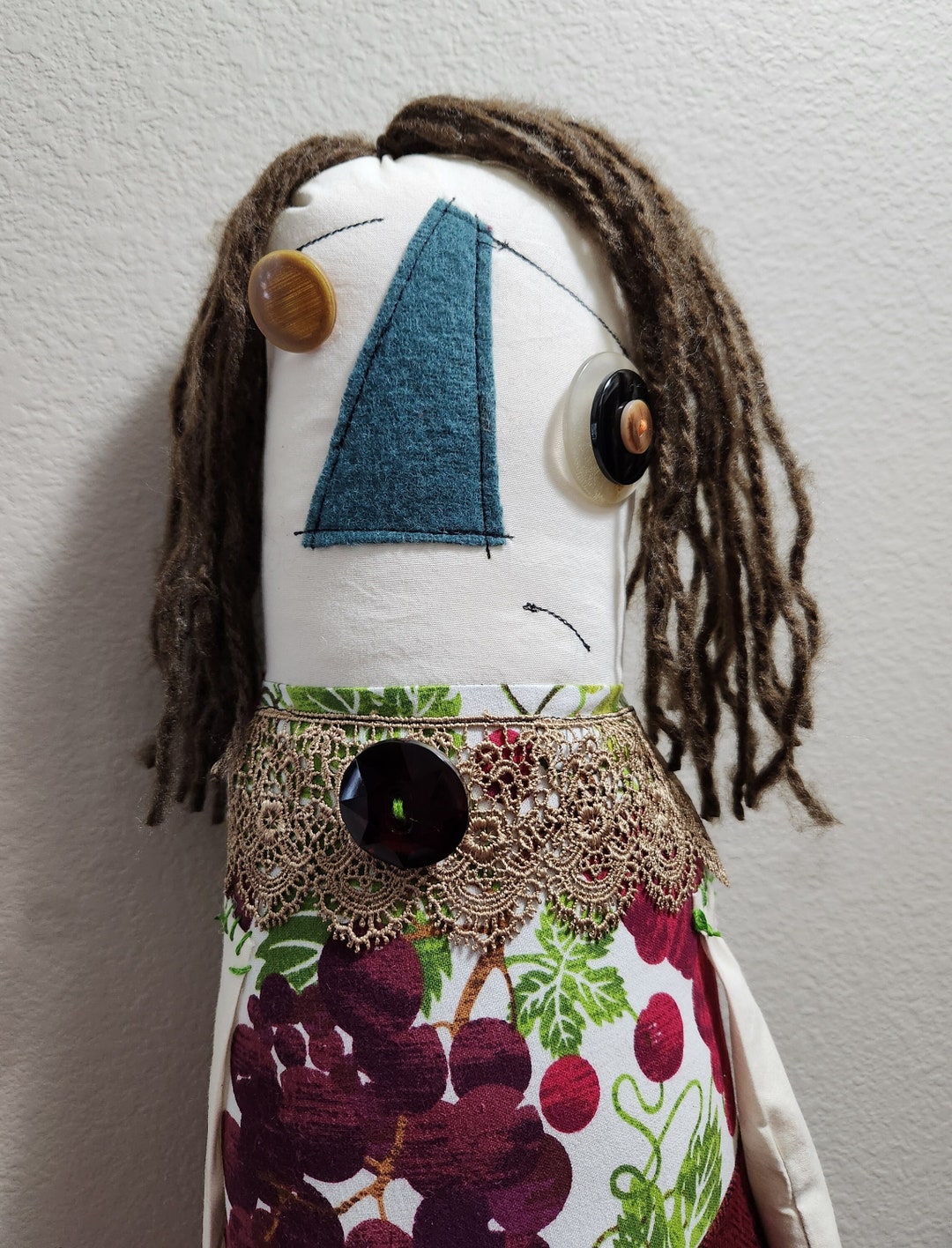 Stuffed Zombie Monster Rag Doll Julia - Etsy