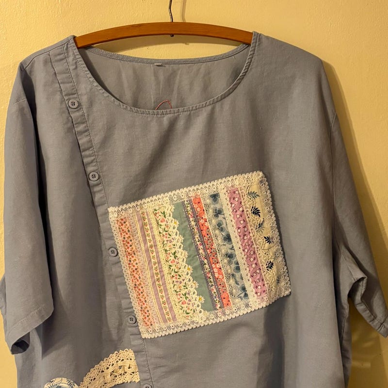 Upcycled Blouse - Etsy