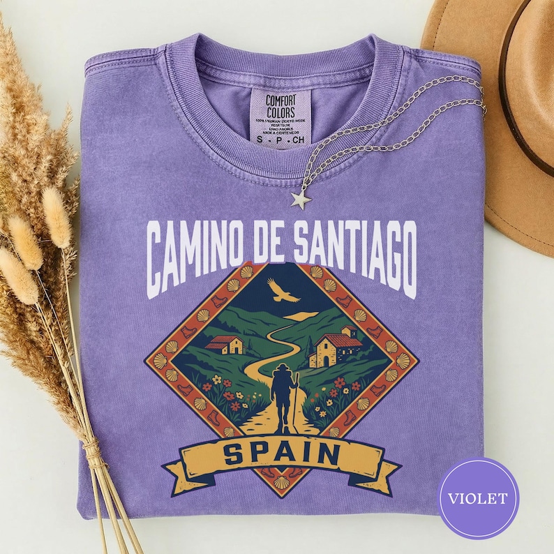 Camino De Santiago Pilgrim Path Shirt, Camino De Santiago Spain Tee ...