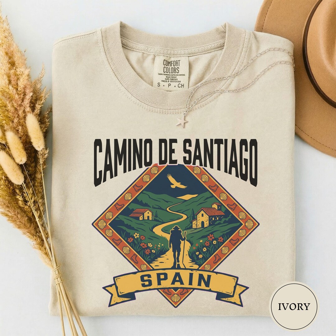 Camino De Santiago Pilgrim Path Shirt, Camino De Santiago Spain Tee ...