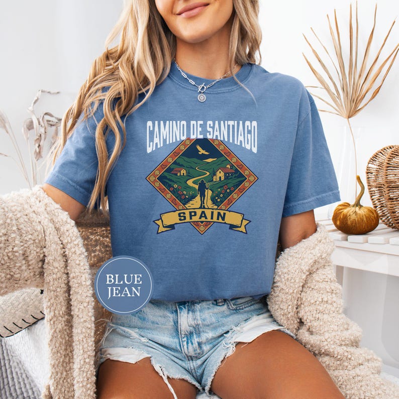 Camino De Santiago Pilgrim Path Shirt, Camino De Santiago Spain Tee ...