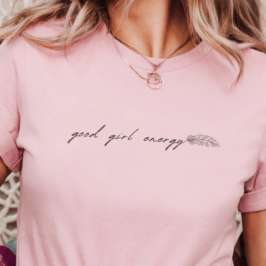 Good Girl Energy T-shirt | Romantasy Inspired Tee for Book Lovers ...