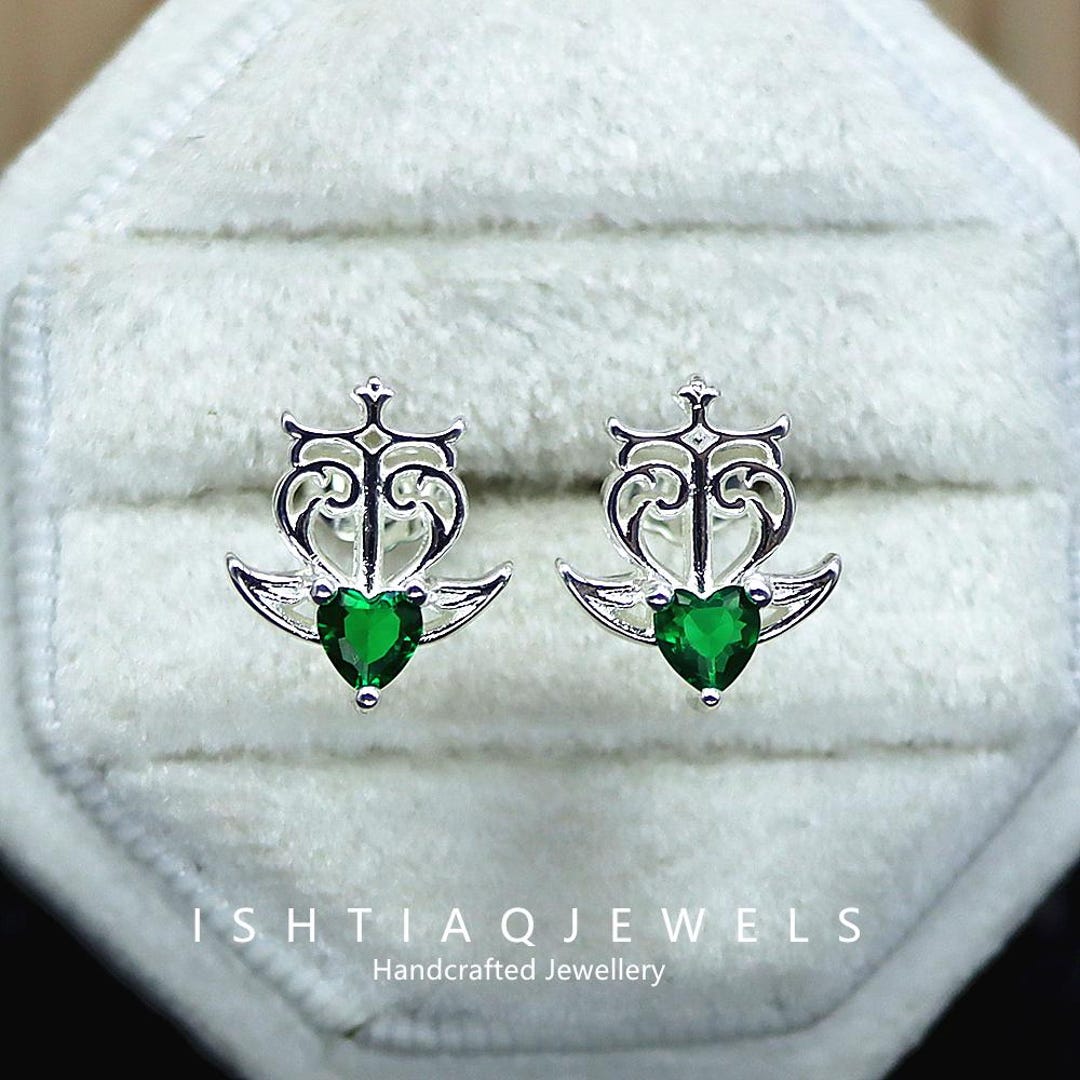Anchor Stud Earrings for Her, S925 Sterling Silver Unique Nautical Gift ...