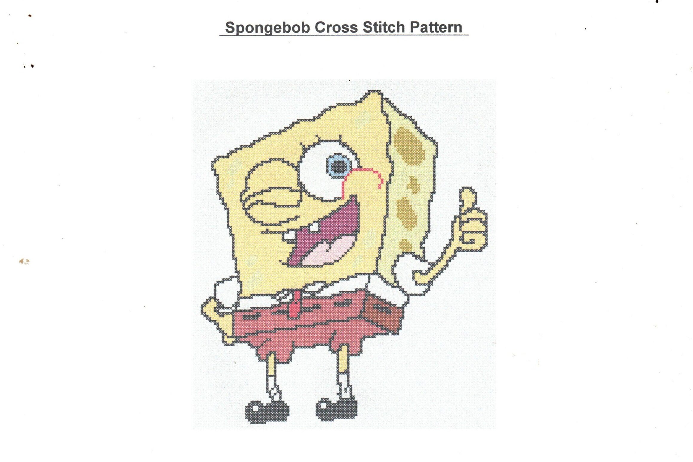 Spongebob Graph Paper