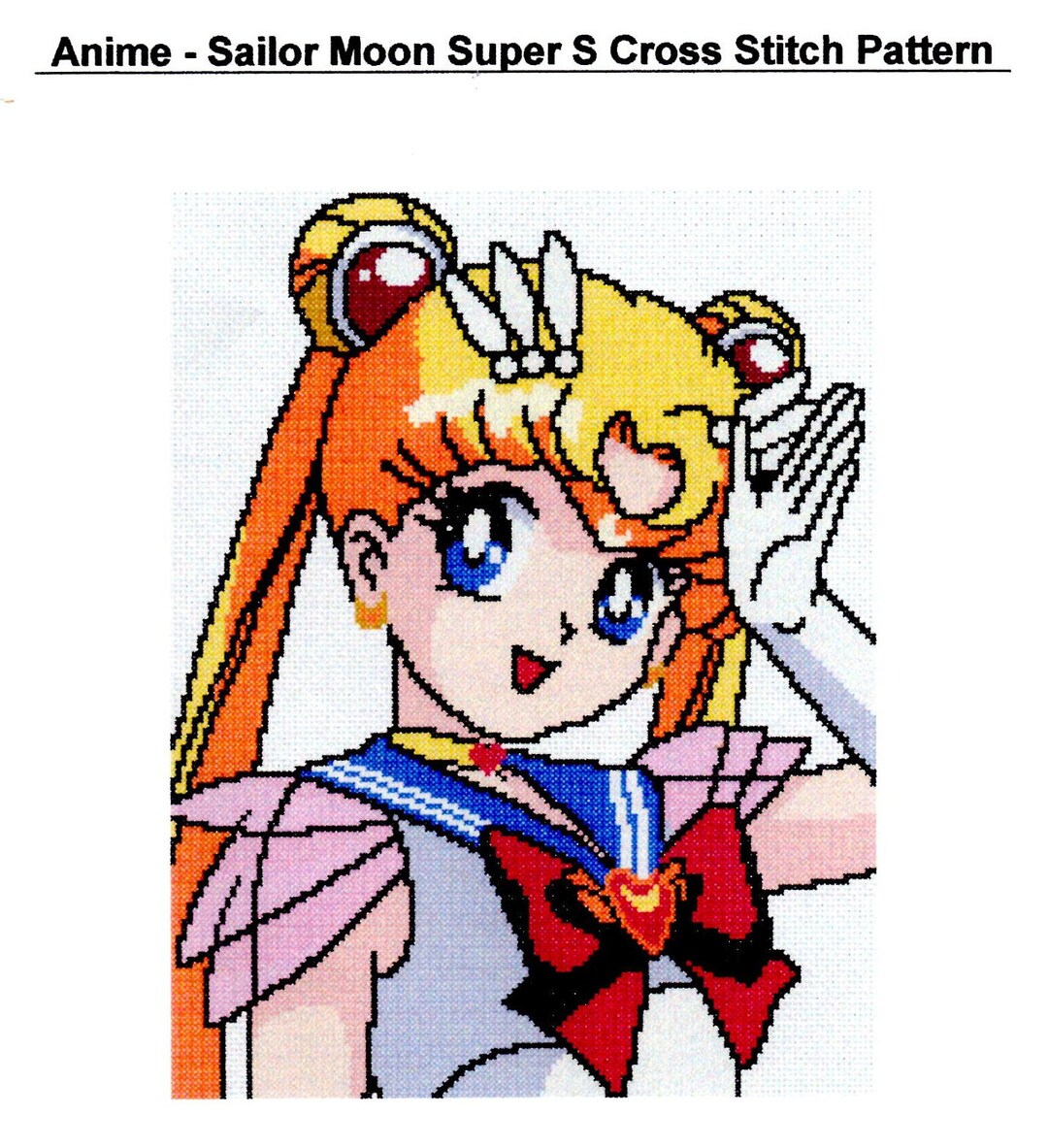 Anime 4B Cross Stitch Pattern PDF FILE ONLY - Etsy
