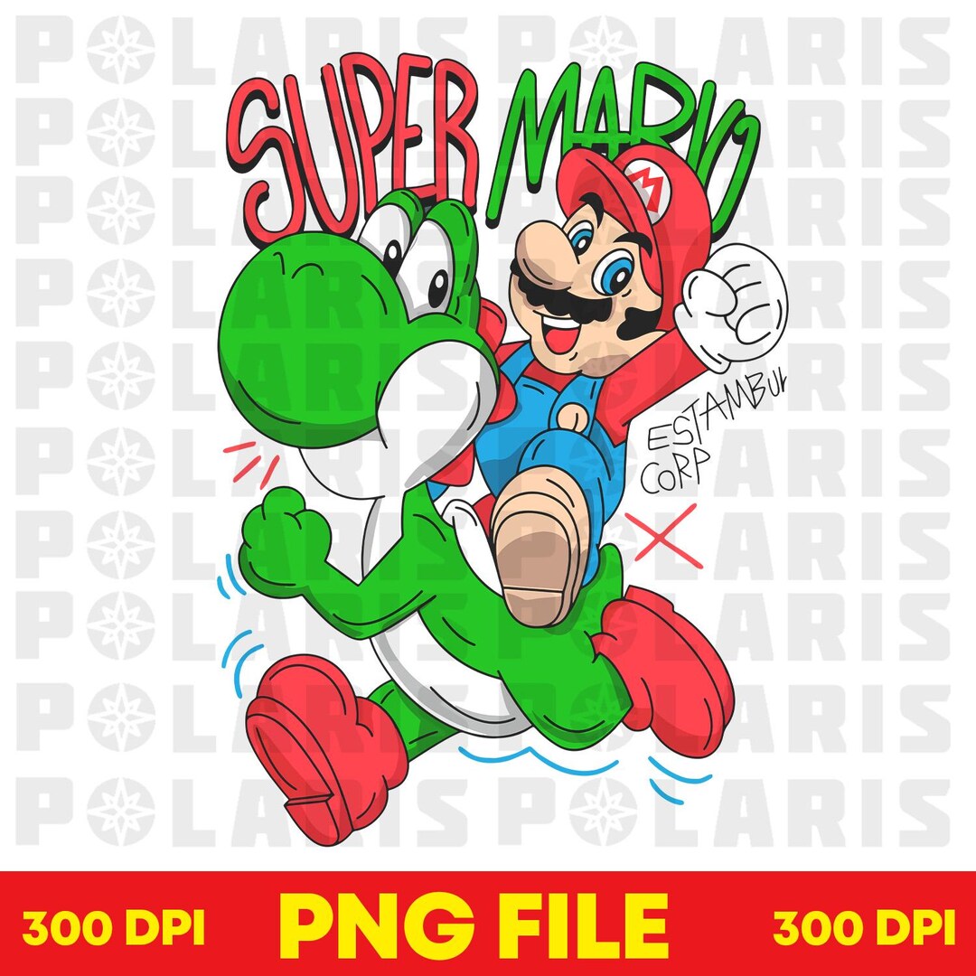 Mario Bros Yoshi PNG, Retro Game Inspired Design, Transparent ...