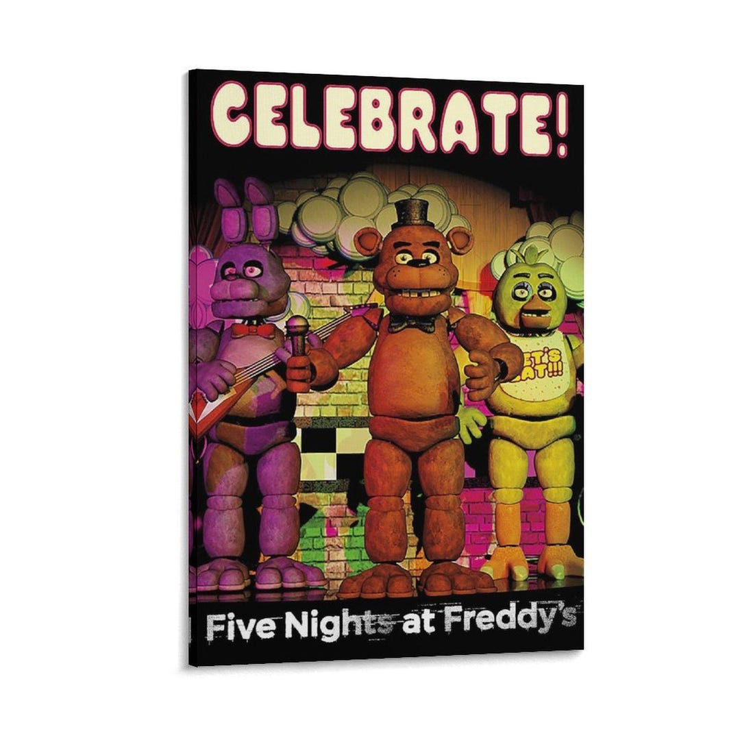 Five Nights at Freddy's - Celebrate Wall Poster Wall Art Picture ...