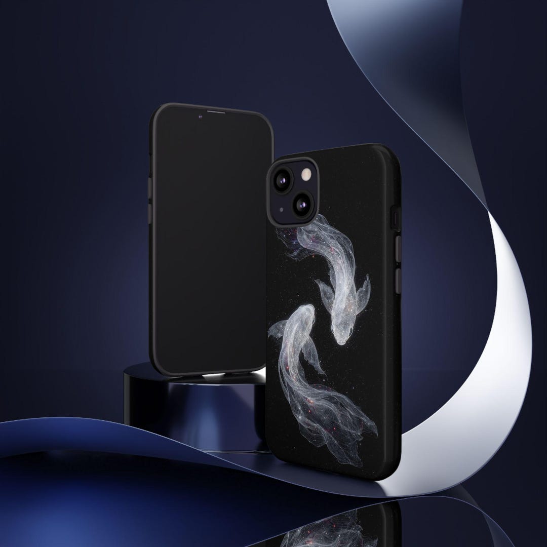 Yin Yang Goldfish Phone Case | Tough Case - Etsy