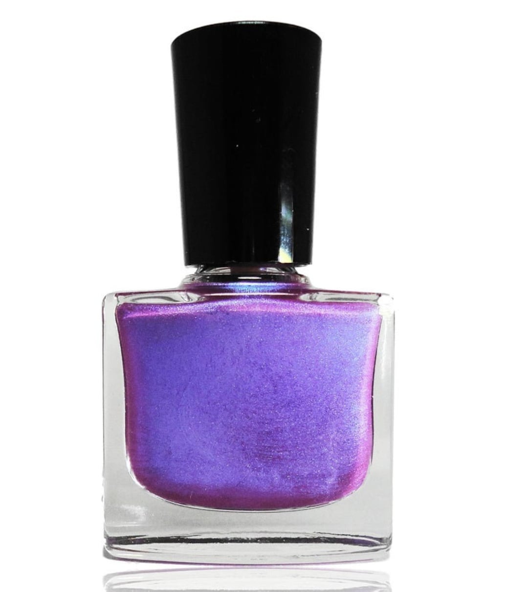 POSH, Nail Polish, Iridescent, Duo Chrome, Purple, Pink Violet, Micro ...