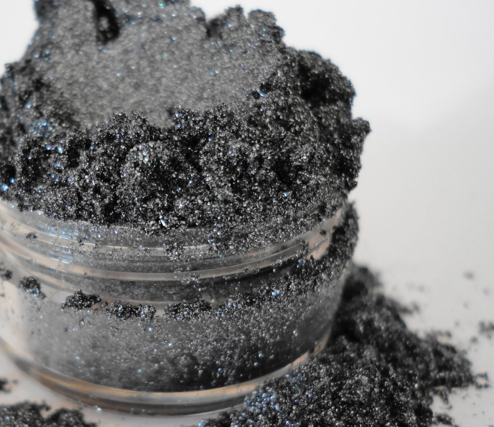 WINTER Gray Eyeshadow Dark Shimmer Luster Smokey Eyes | Etsy