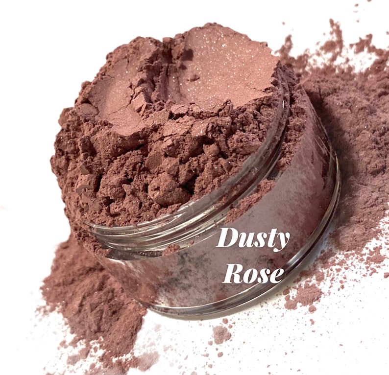 DUSTY ROSE Matte Blush Dusty Rosy Pink Silky Mineral - Etsy