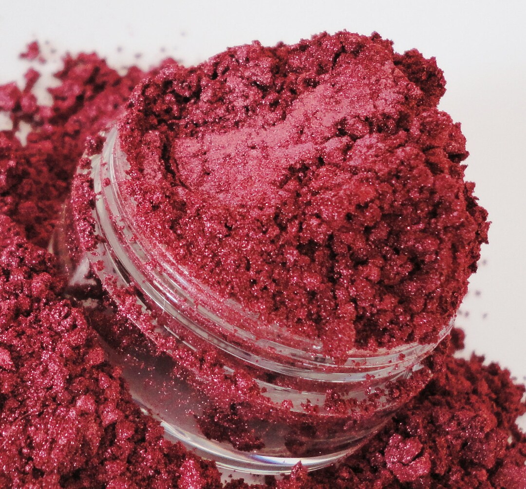 DIABLO - Red Eyeshadow - Shimmer Luster - Metallic Deep Red - Mineral ...