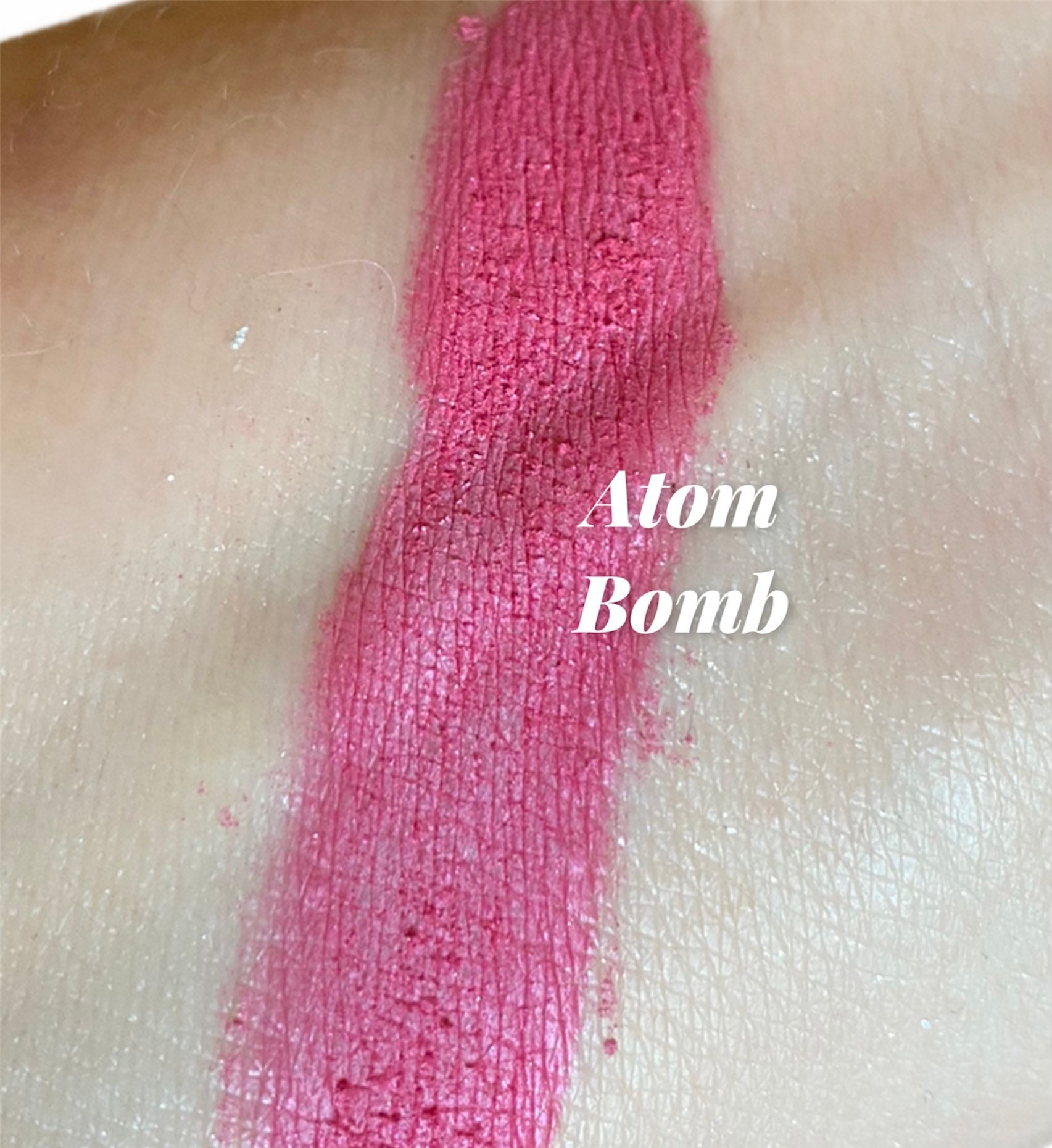 ATOM BOMB Pink Matte Eyeshadow Hot Pink Makeup Eye Shadow | Etsy