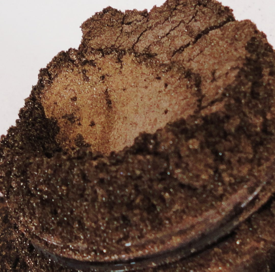 WRAITH Dark Brown Eyeshadow Shimmer Luster Mineral Makeup Eye Shadow ...