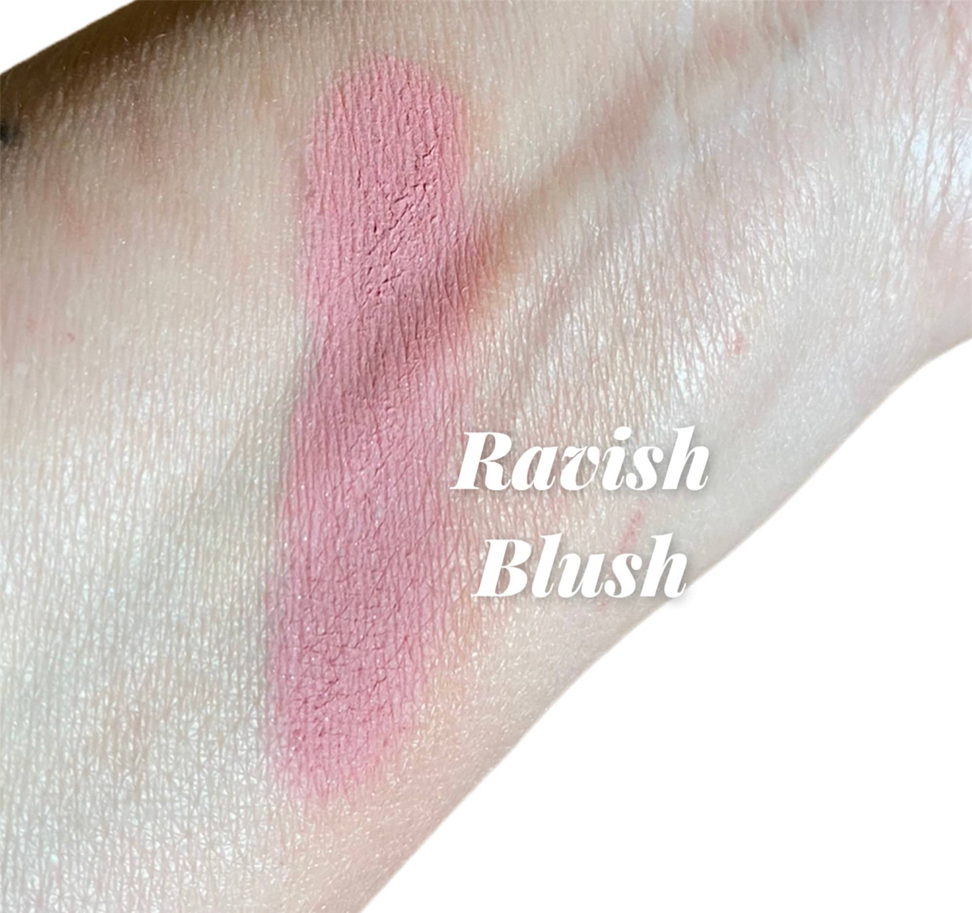 RAVISH Matte Blush Rosy Pink Silky Mineral Makeup Large | Etsy