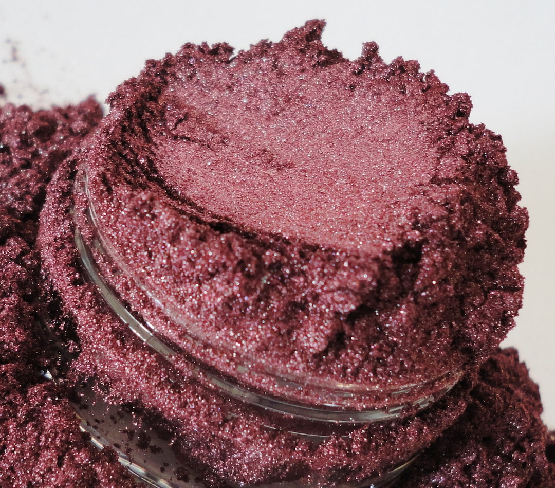 Red Eyeshadow Mineral Makeup Eye Shadow Sifter Jar Raspberry Red ...