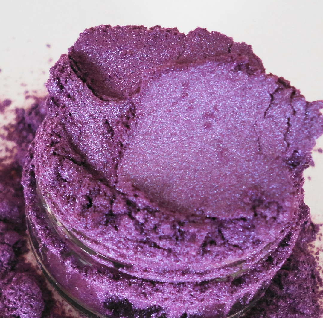 POSH Purple Violet Eyeshadow Shimmer Glitter Makeup Mineral Smokey Eyes ...