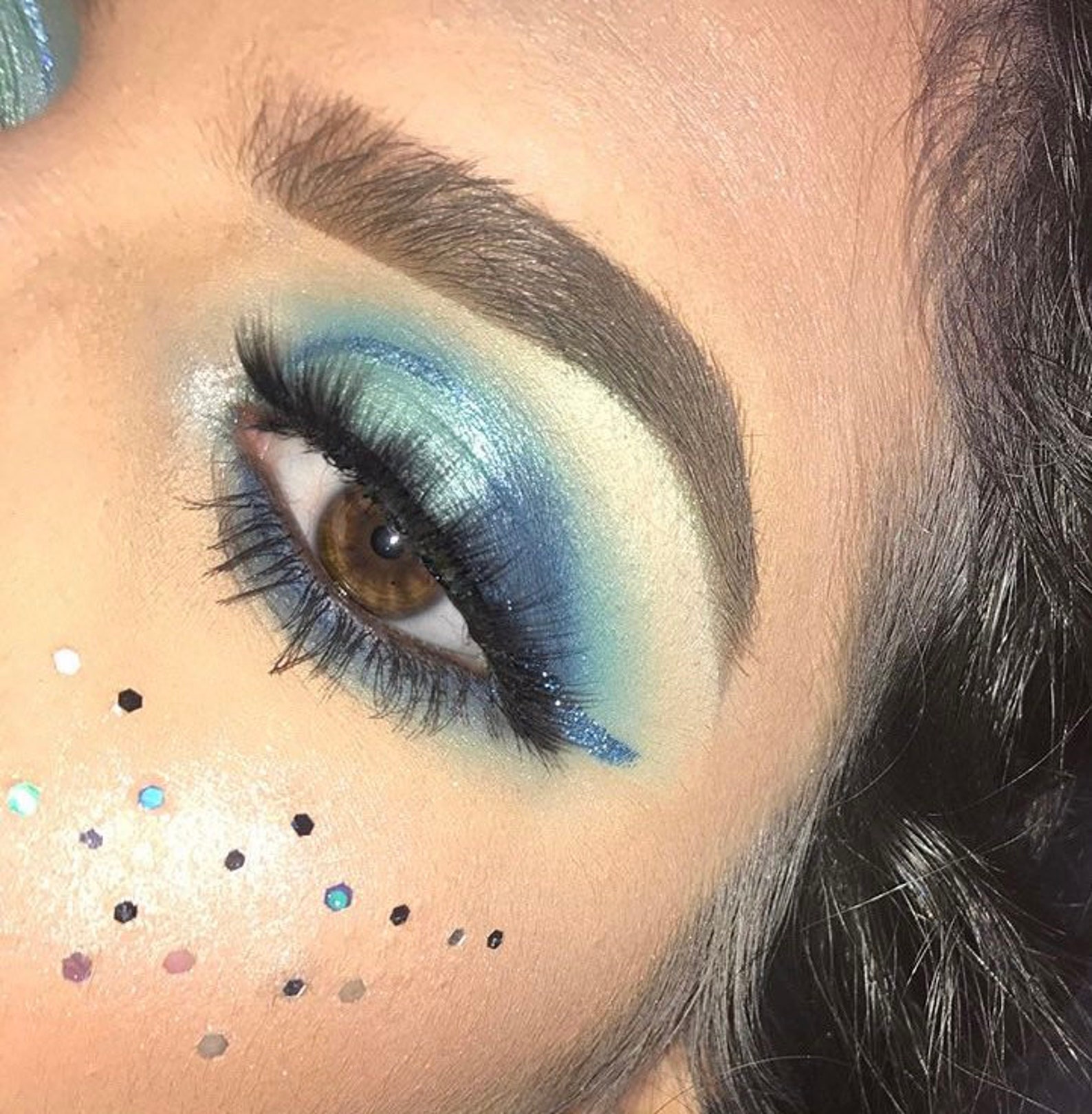 SIREN Deep Vibrant Blue Royal Blue Mineral Makeup | Etsy