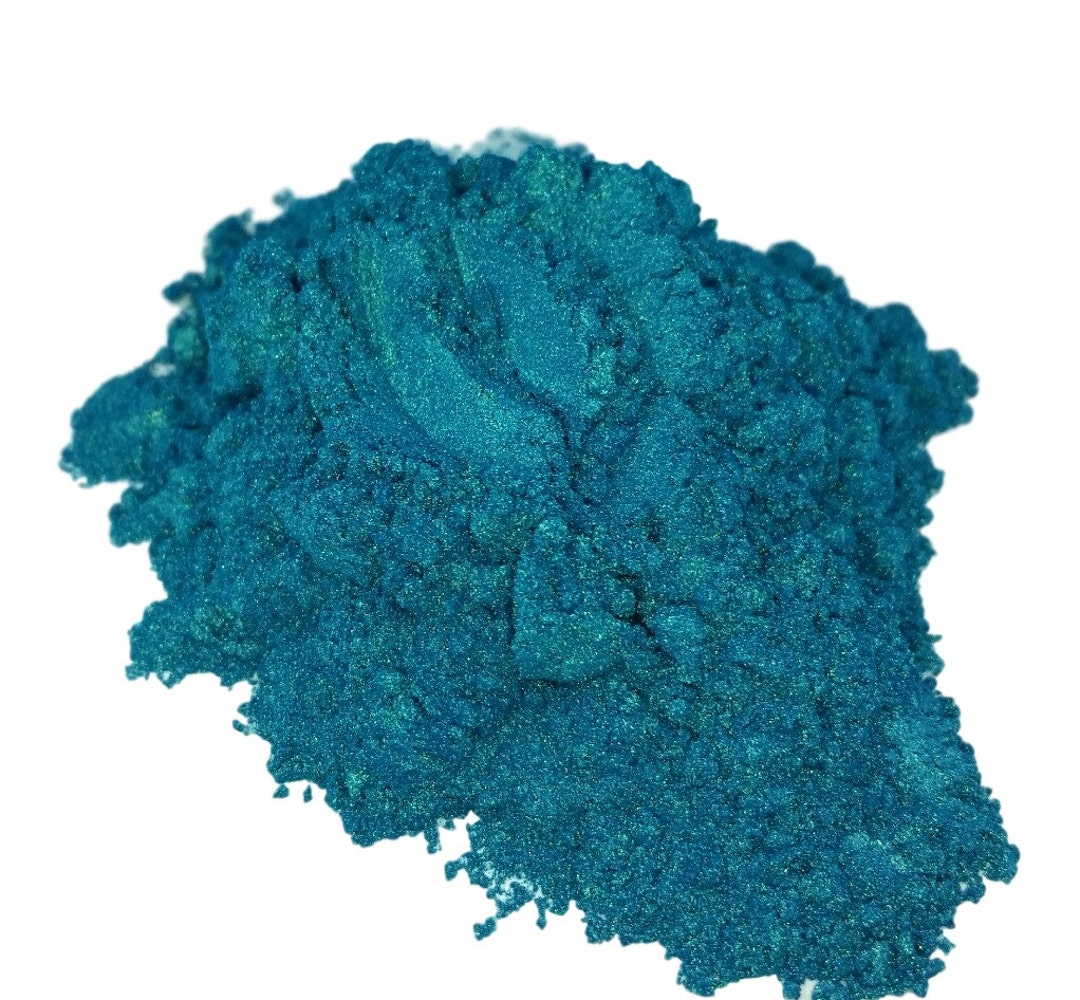 Turquoise Blue Metallic Eyeshadow Shimmer Luster Eye Shadow Mineral ...