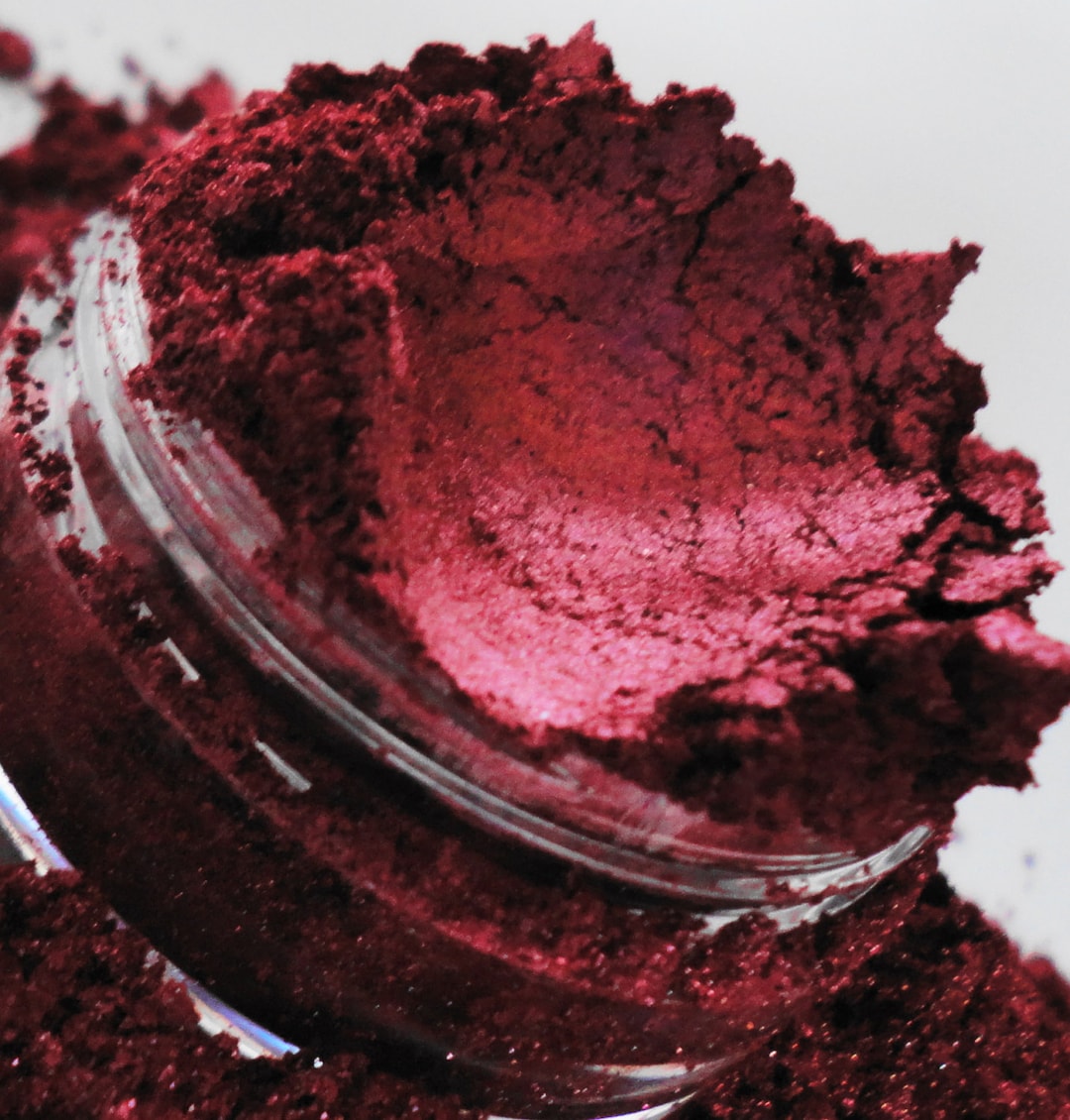 SHAMELESS, Deep Red Eyeshadow, Shimmer, Eyeliner, Metallic, Vegan ...