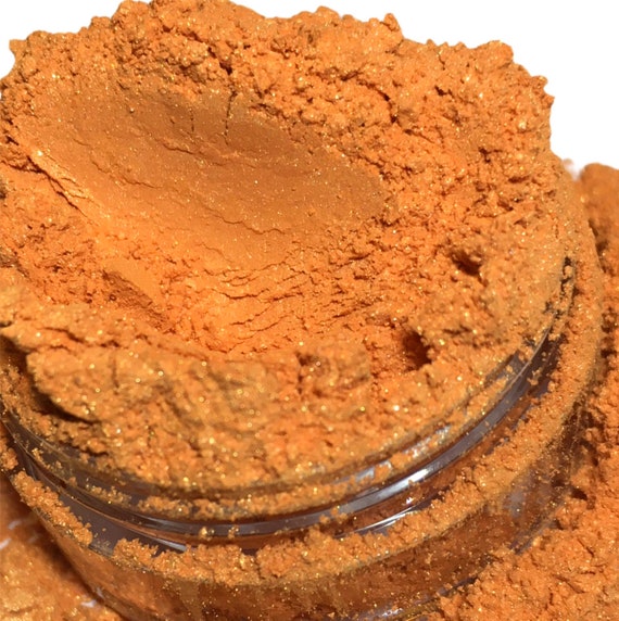 TANGERINE DREAM Bright Orange Shimmer Luster Eyeshadow | Etsy