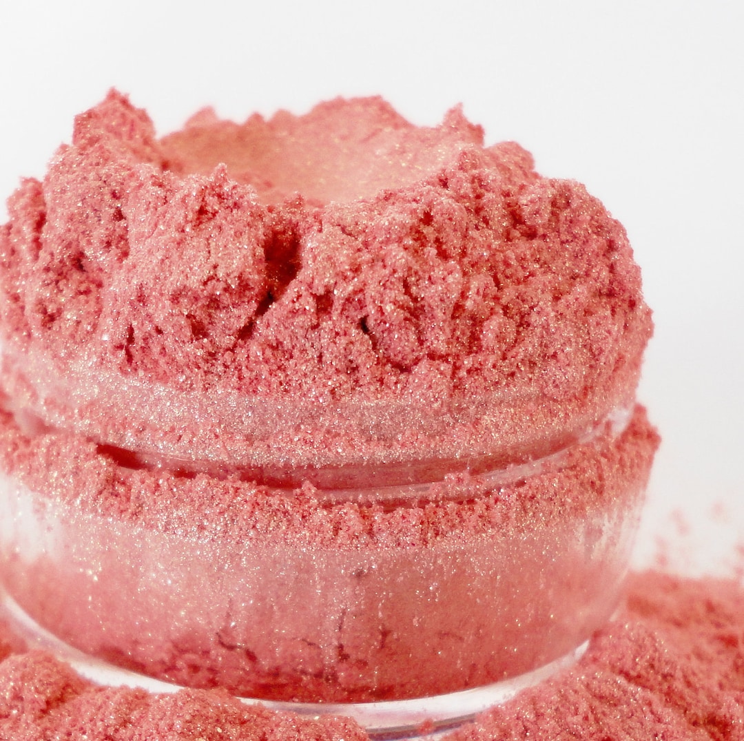Cake Mineral Makeup Eyeshadow 5g Sifter Jar Peachy Pink Eye Shadow ...