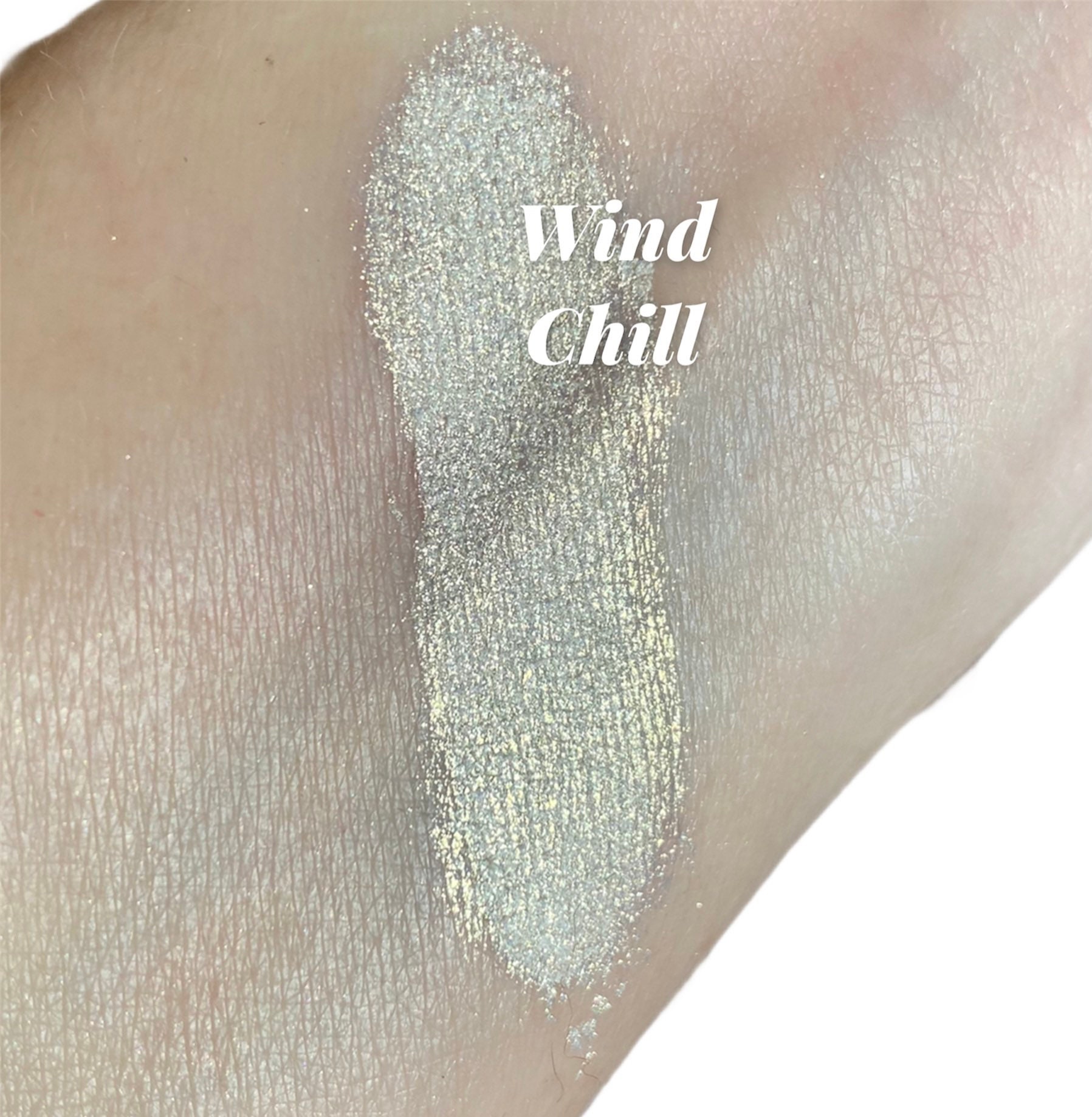 Wind Chill White Gold Metallic Glitter Mineral Eyeshadow | Etsy